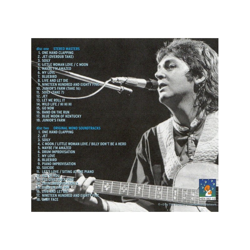 PAUL McCARTNEY & WINGS - One Hand Clapping CD