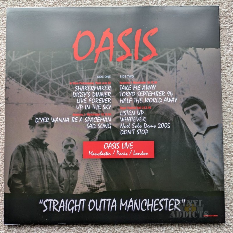 OASIS - Straight Outta Manchester LP